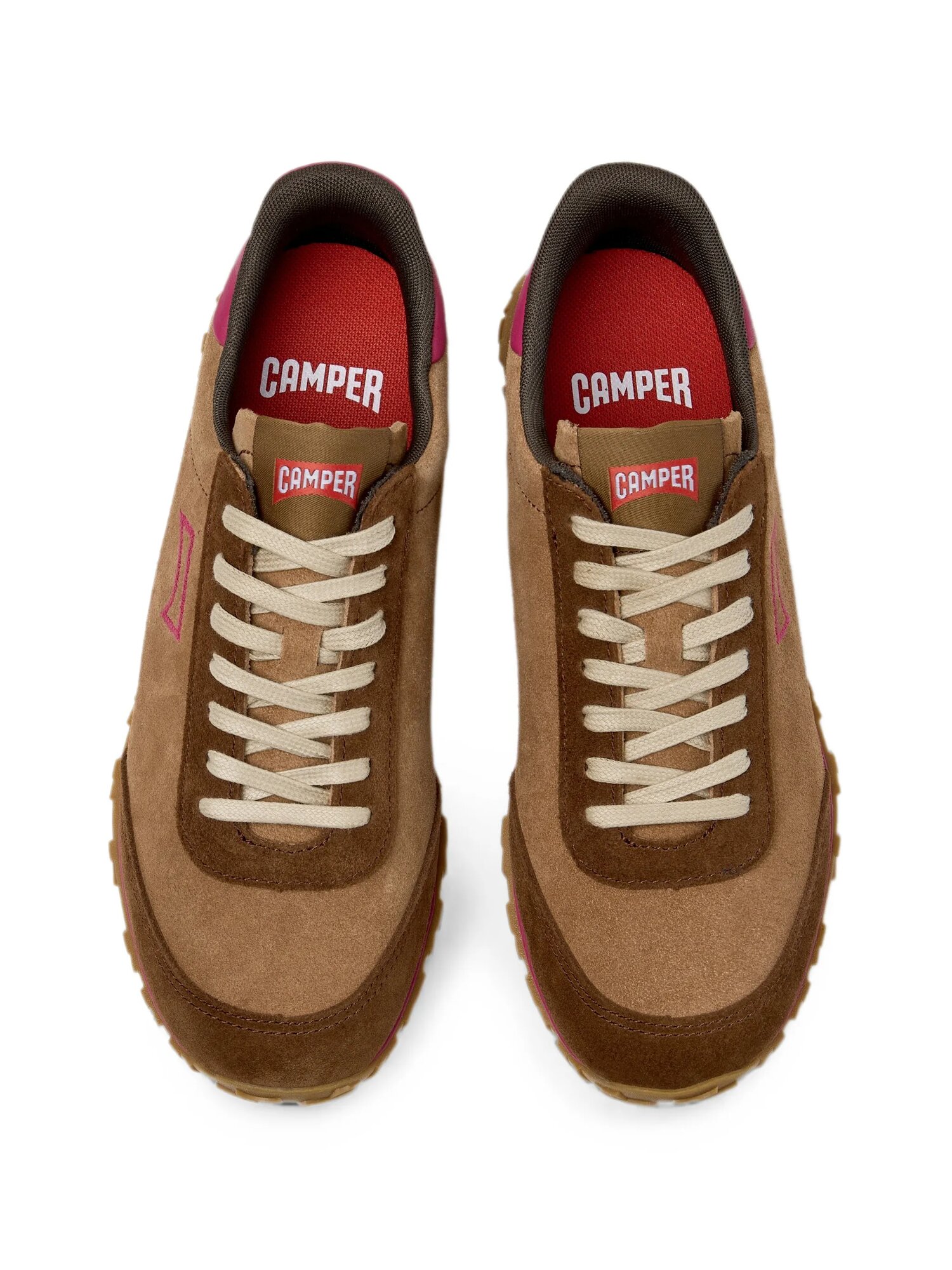 Кроссовки Camper Drift Walk, размер 40 EU, коричневый/серый/оранжевый — фото 1
