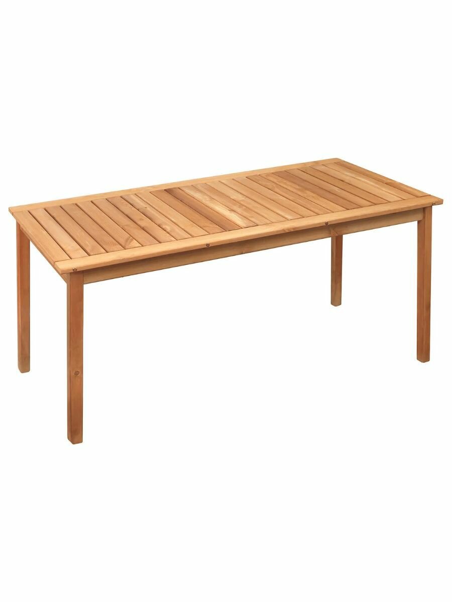 Стол садовый уличный стол деревянный садовый, прямоугольный Dyatel G-018-OAK сосна дуб