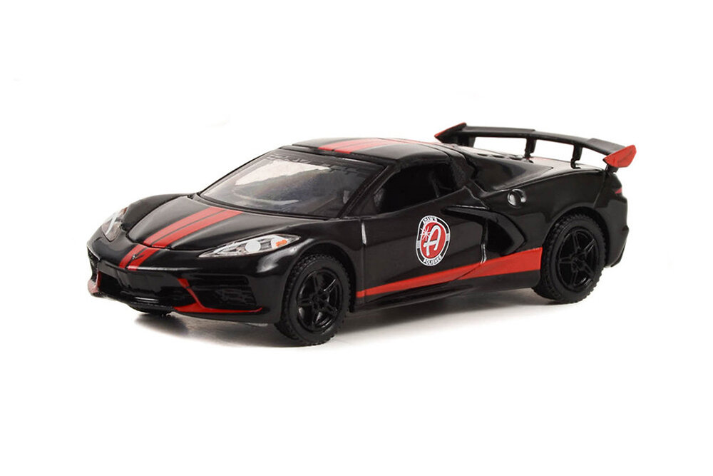 Модель коллекционная GREENLIGHT Chevrolet corvette C8 stingray coupe adam's polishes 2022 (длина модели 6-10 см)