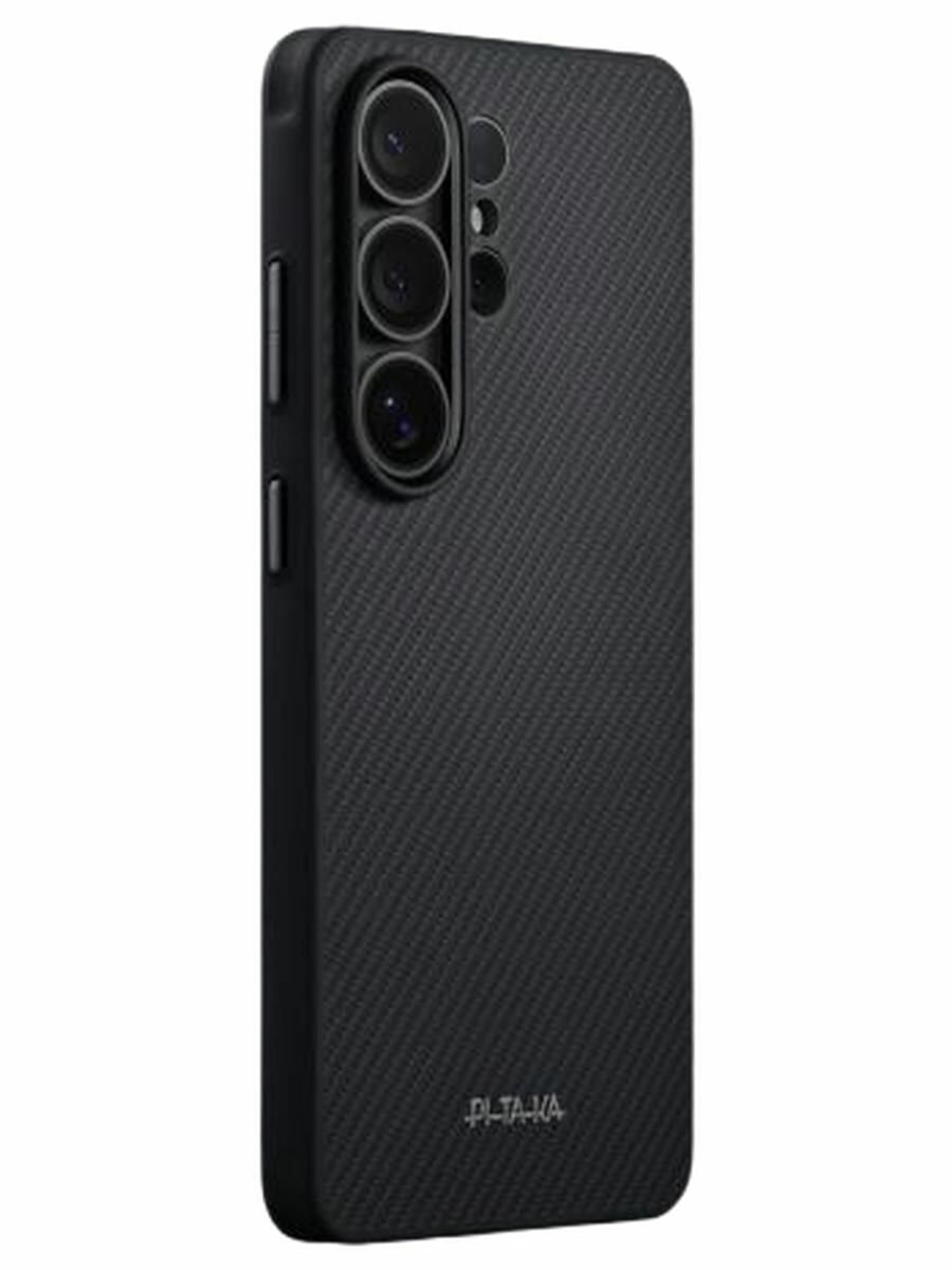 Противоударный Чехол PITAKA Samsung Galaxy S26 UltraCairn CaseBlack/Grey (Plain) (Aaron Button)