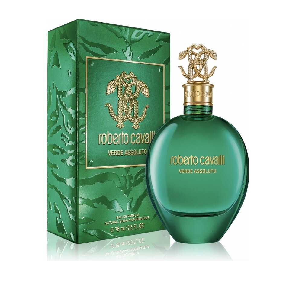 Roberto Cavalli Verde Assoluto 75 мл парфюмерная вода для женщин, цветочные, древесно-мускусные