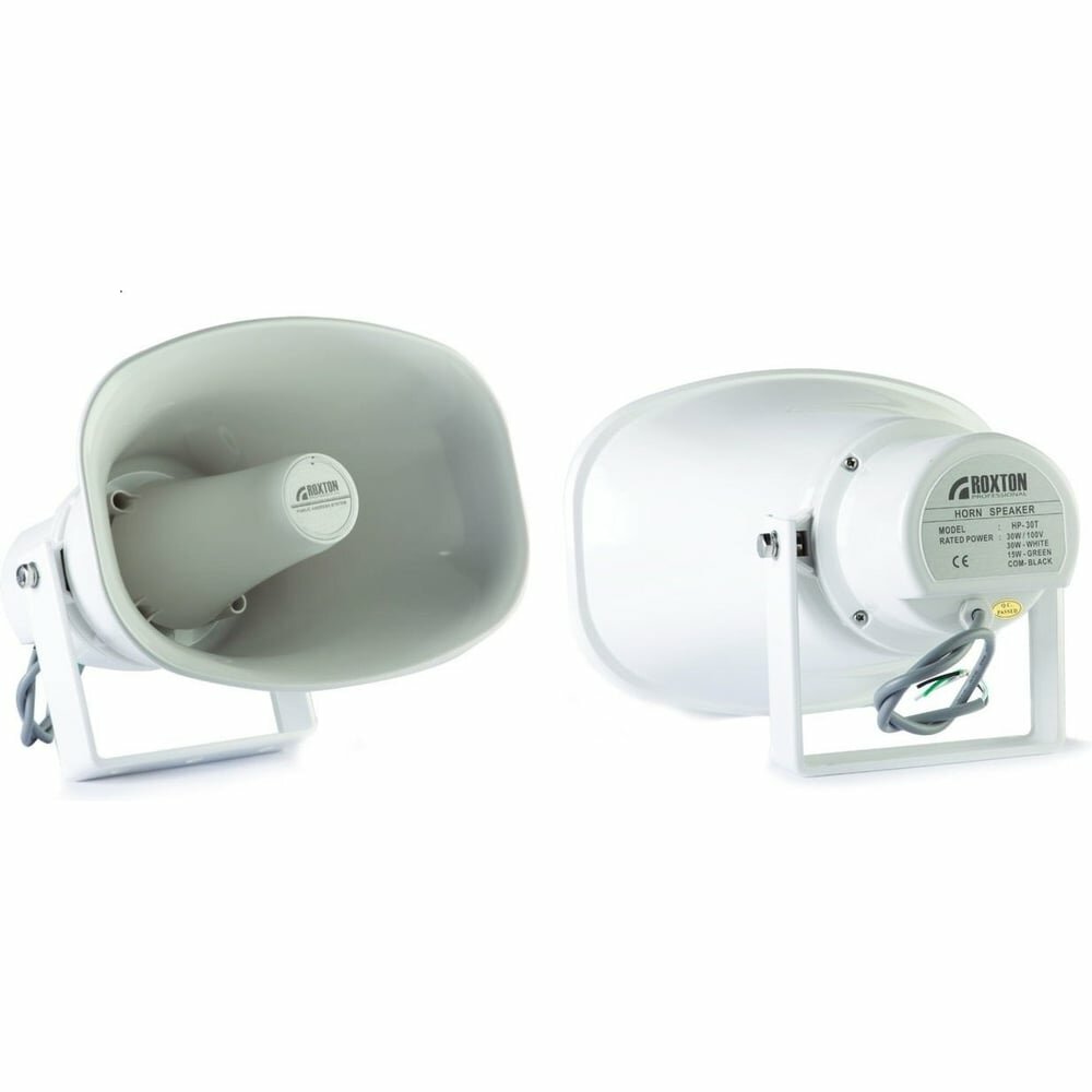 Громкоговоритель рупорный Roxton HP-30T 30Вт, 100В, 250.8000Гц, 113дБ 00-00006039