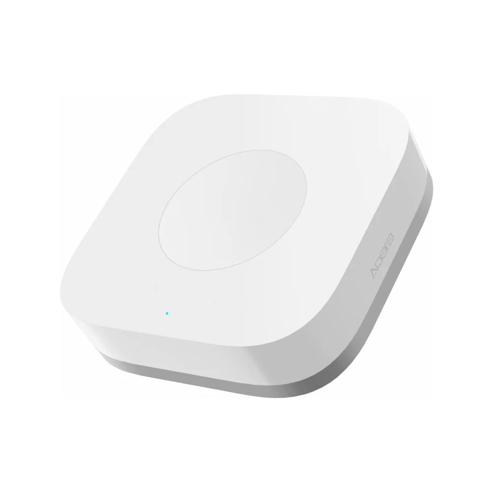 Беспроводной мини-выключатель AQARA Wireless mini switch T1 WB‑R02D 00‑01021720 пластиковый корпус белого цвета