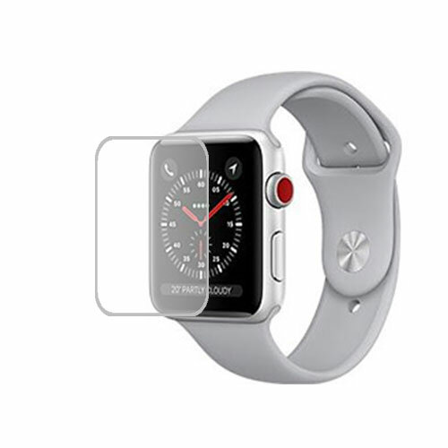 Скрин Мобайл защитный экран для Apple Watch 42mm Series 3 Aluminum из гидрогелевая плёнка прозрачная