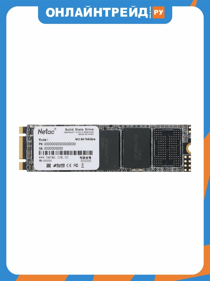SSD диск Netac N535N, 1000Гб, M.2 2280 , SATA (NT01N535N-001T-N8X)