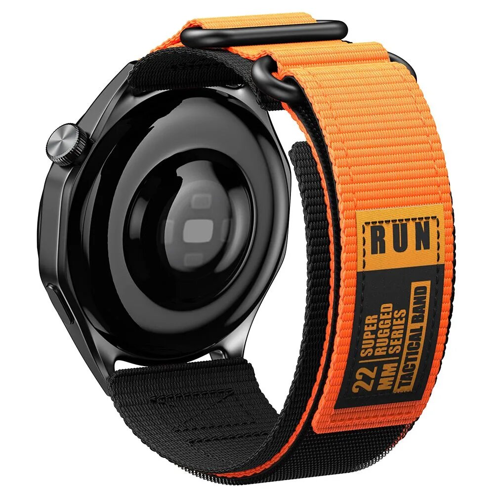 22 - мм нейлоновый ремень для часов Huawei GT 5 4 3 2, GT 4 3 2 Pro 46 мм, для Garmin Vivoactive 4, Venu 3 2, Samsung Galaxy Watch 3 45 мм / Gear S3 Frontier