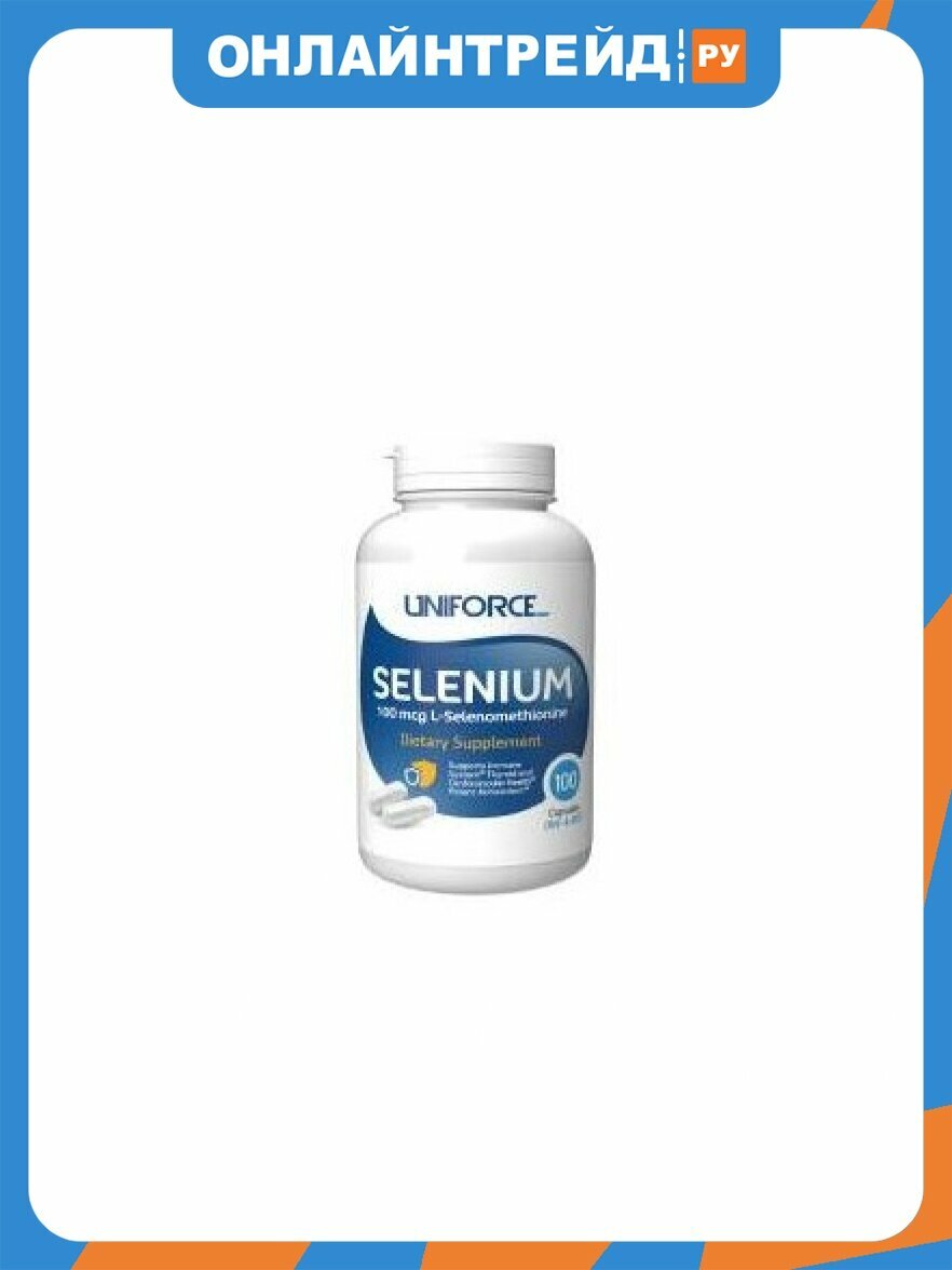 Витамины Uniforce Селен 100 mcg 100 капс. HEALTH, INC