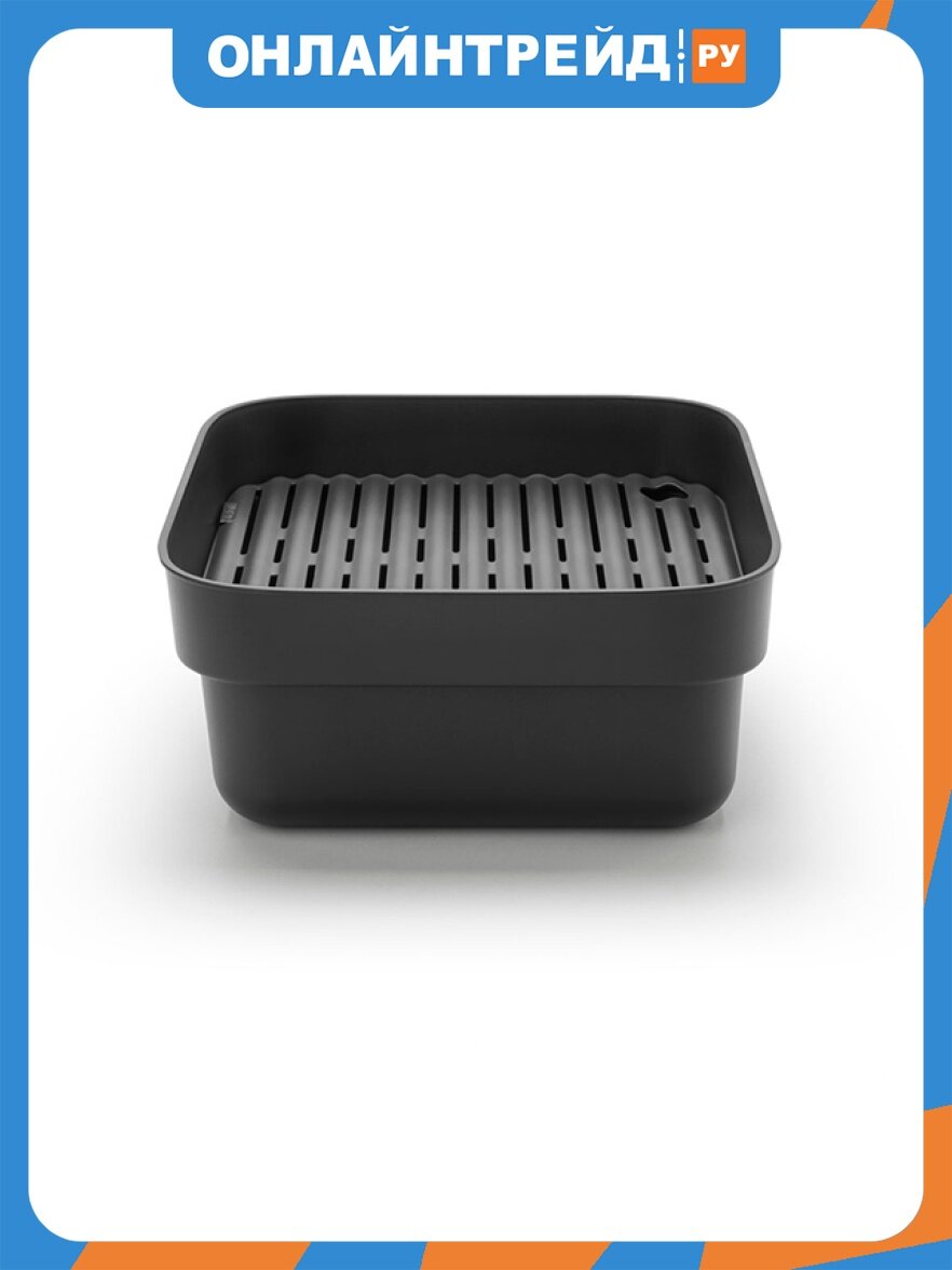 Органайзер для раковины Brabantia (302664) 37,4х34,4х16,1см, темно-серый