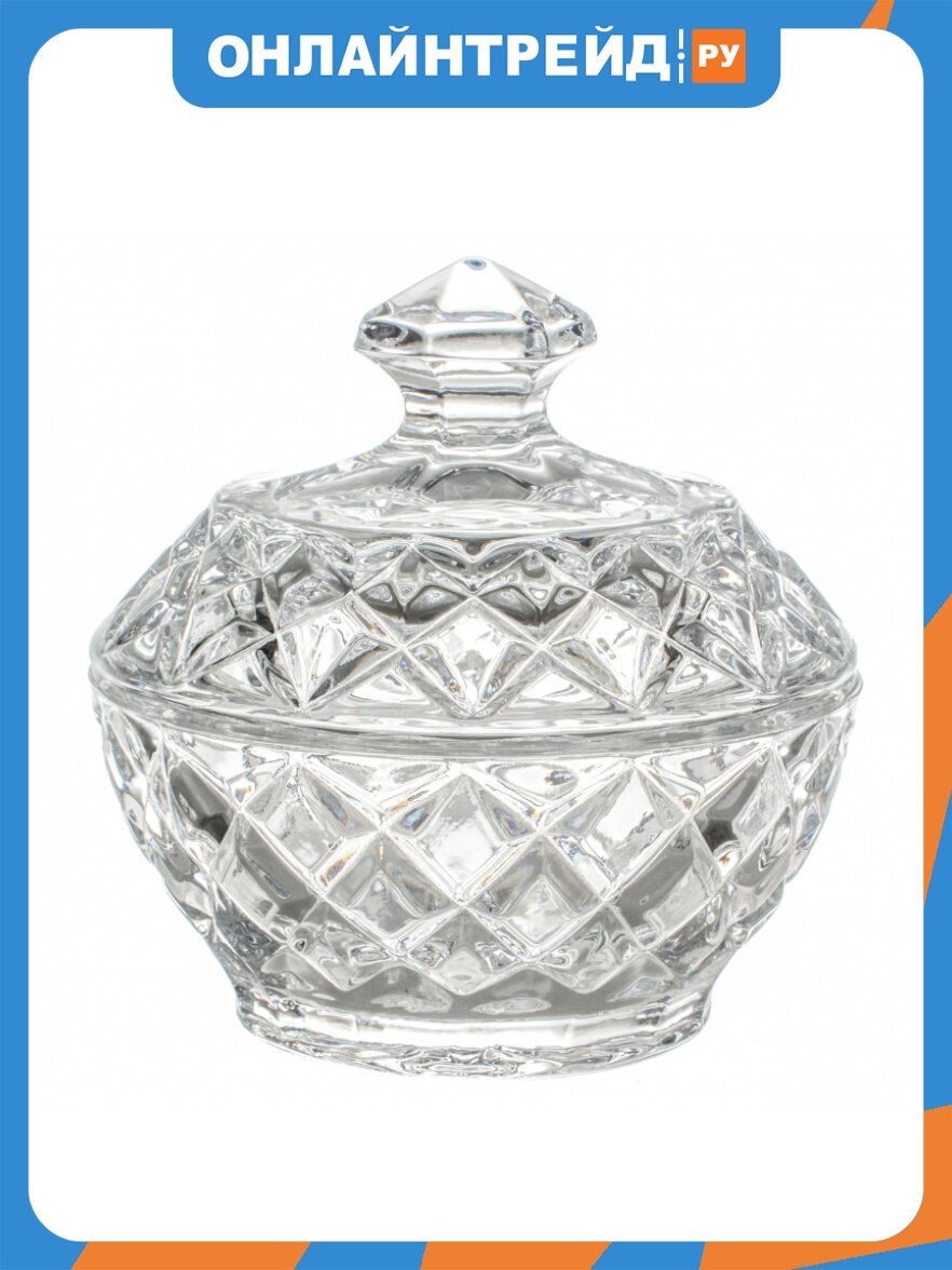 Доза для сахара Crystal Bohemia Diamond, 9,6 см