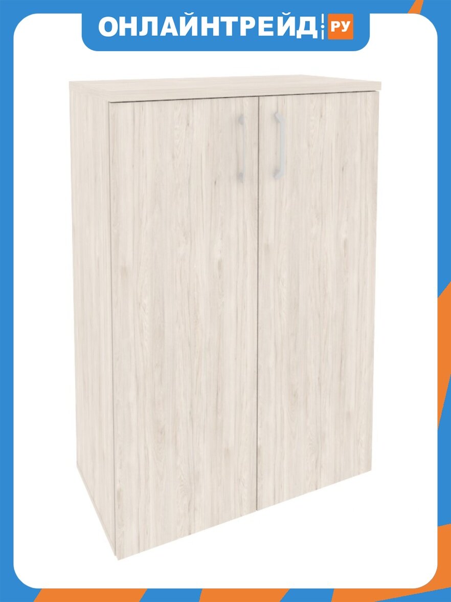 Шкаф Riva CHAIR средний широкий O. ST-2.3 Денвер светлый 800*420*1207 Onix