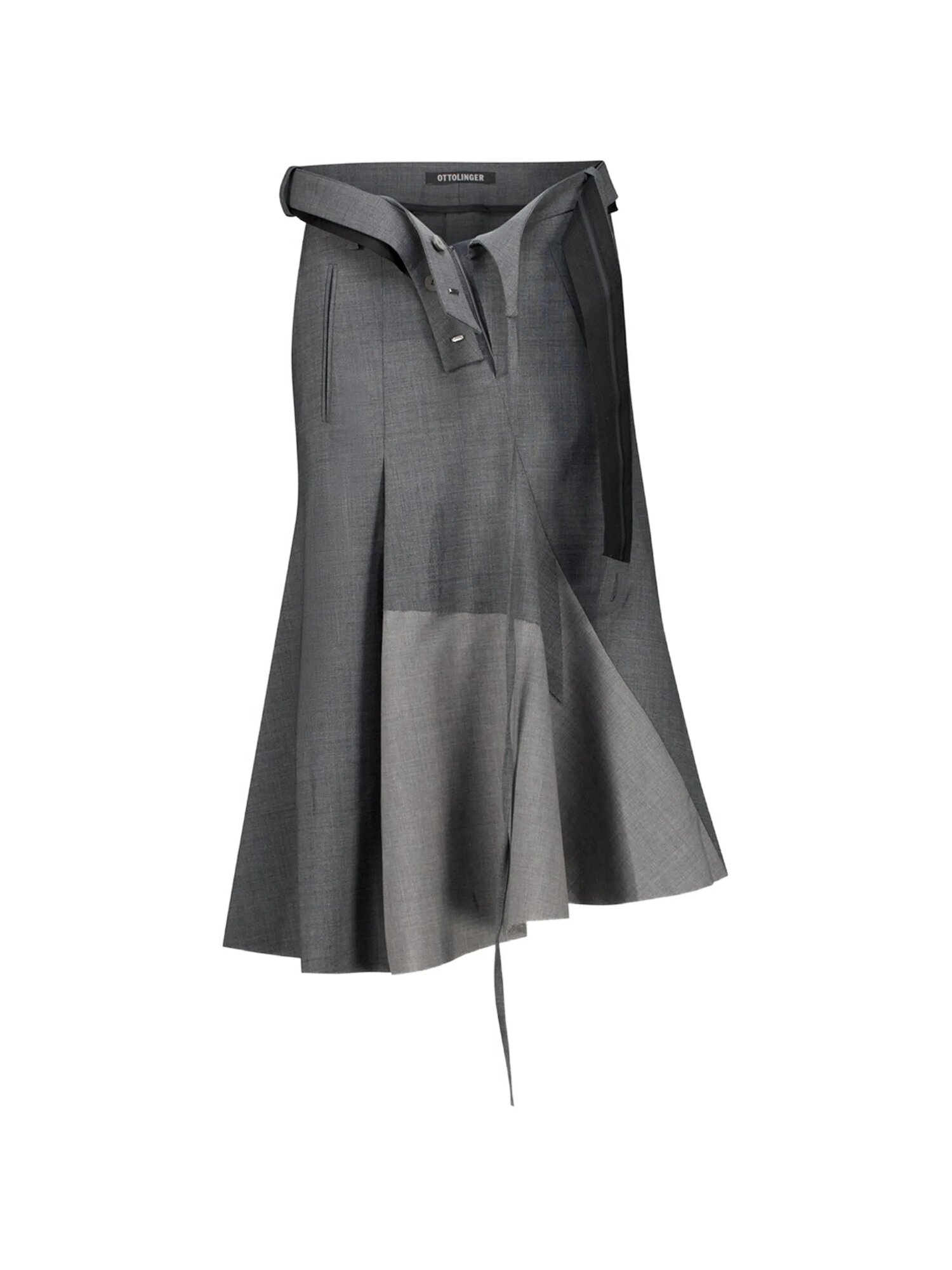 Юбка Strapped asymmetric-hem skirt