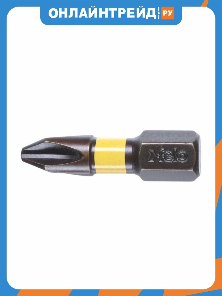 Биты Felo 02203040, ударная серия Impact PH 3X25, 5 шт