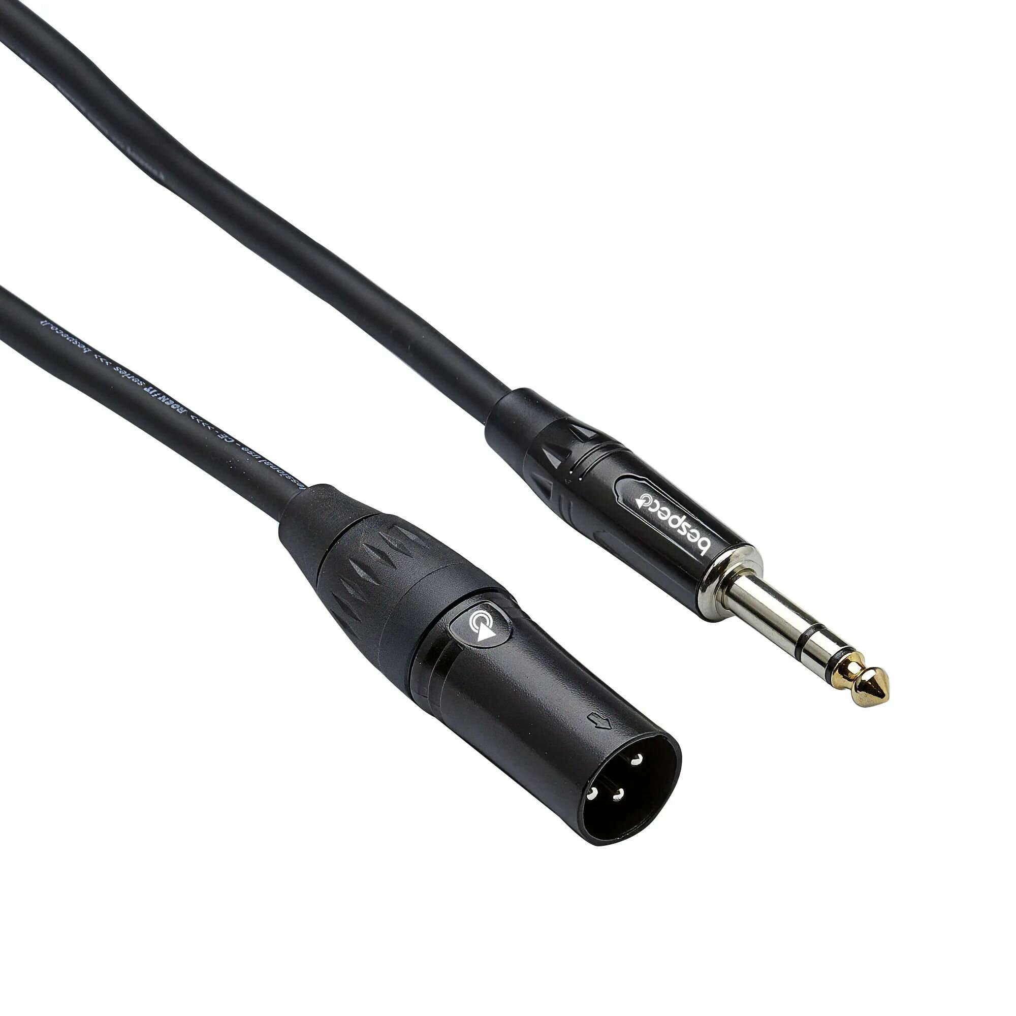 Микрофонный кабель Bespeco RKSX150 XLR (M) – Jack (M) 1.5 м