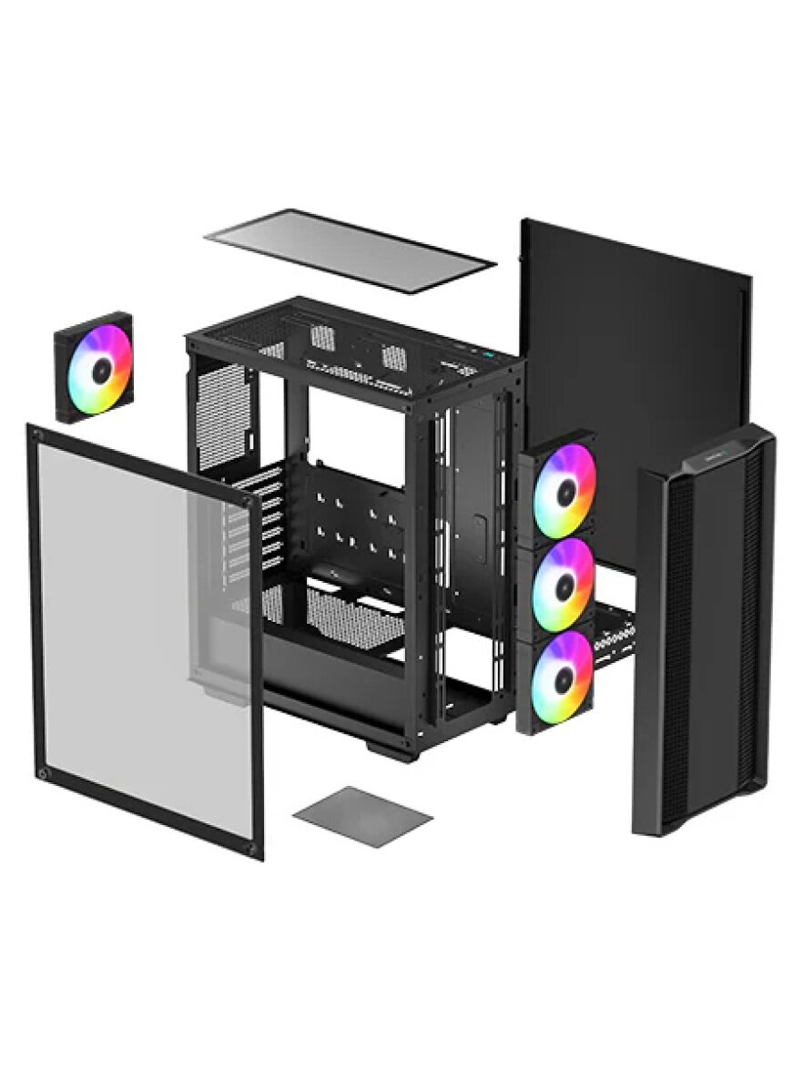 Корпус Deepcool CC560 ARGB V2, черный — фото 1