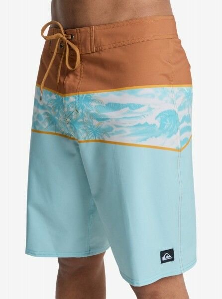 Шорты для плавания Quiksilver, размер 36, коричневый — фото 1