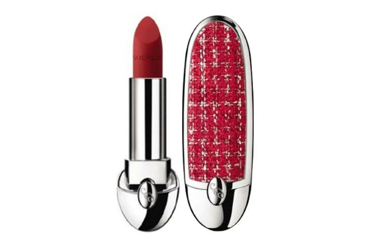 Губная помада женская GUERLAIN Carmine Shell Vintage Edition Exquisite Gemstone Silky Cream Sensation Matte, оттенок N°775+Rouge Shell, 3.5 г