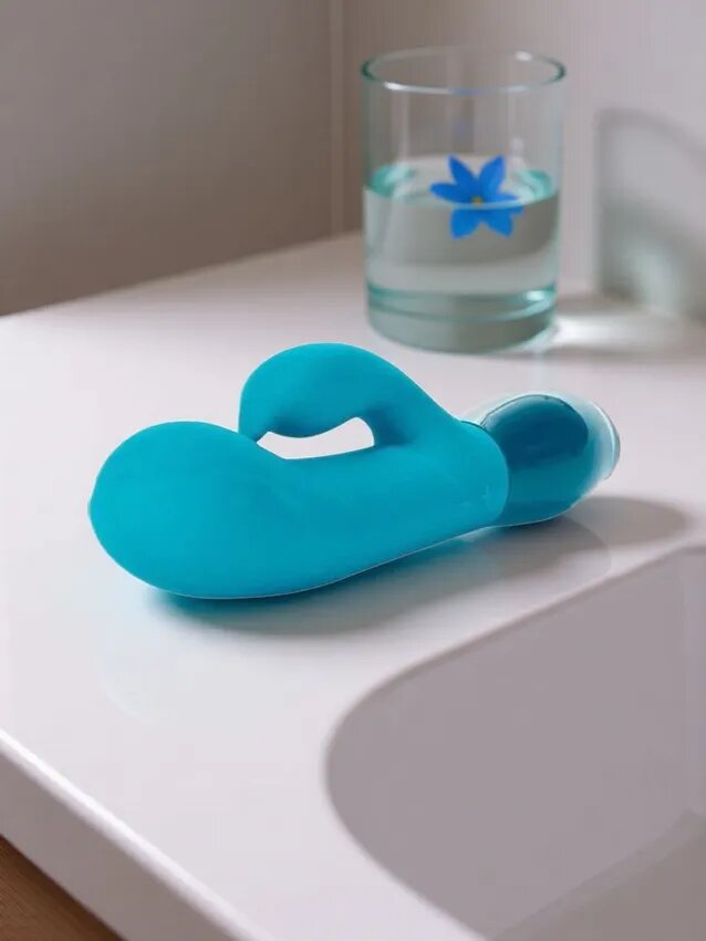 Вибратор Jopen Ceres Rabbit, 11 см, 2 мотора, 7 режимов вибрации, силикон