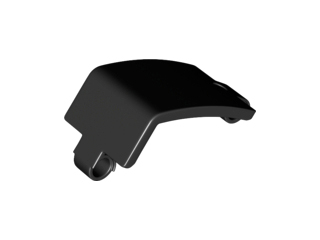 Technic, Panel Curved 3 x 5 x 3, 24116 Black U