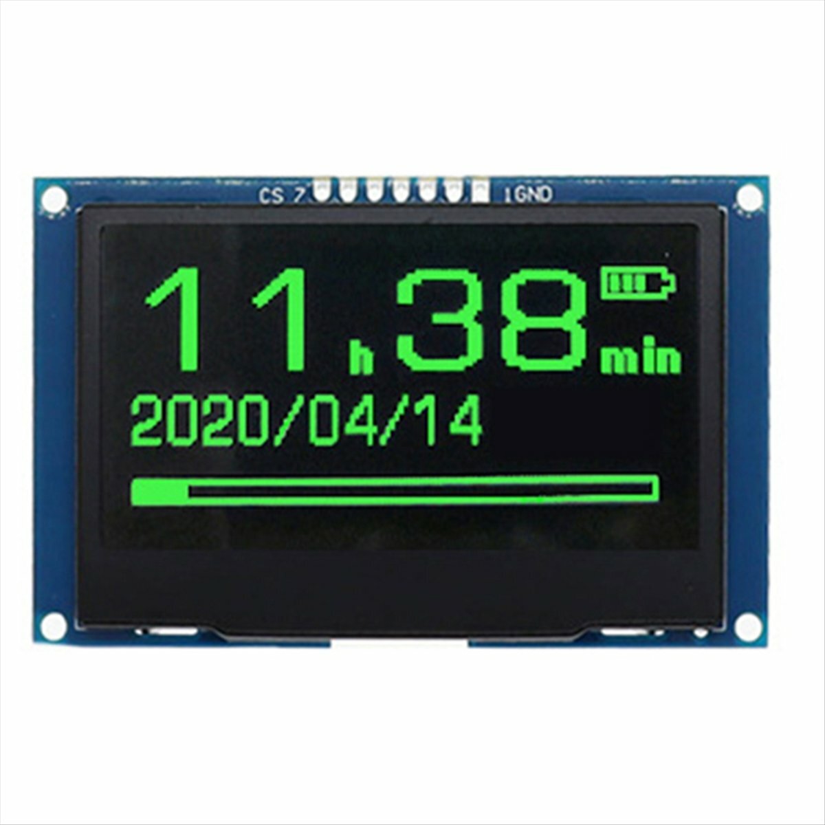 2,42-Дюймовый OLED-Дисплейный Модуль 128x64, ЖК-Экран Высокой Четкости, Зеленый
