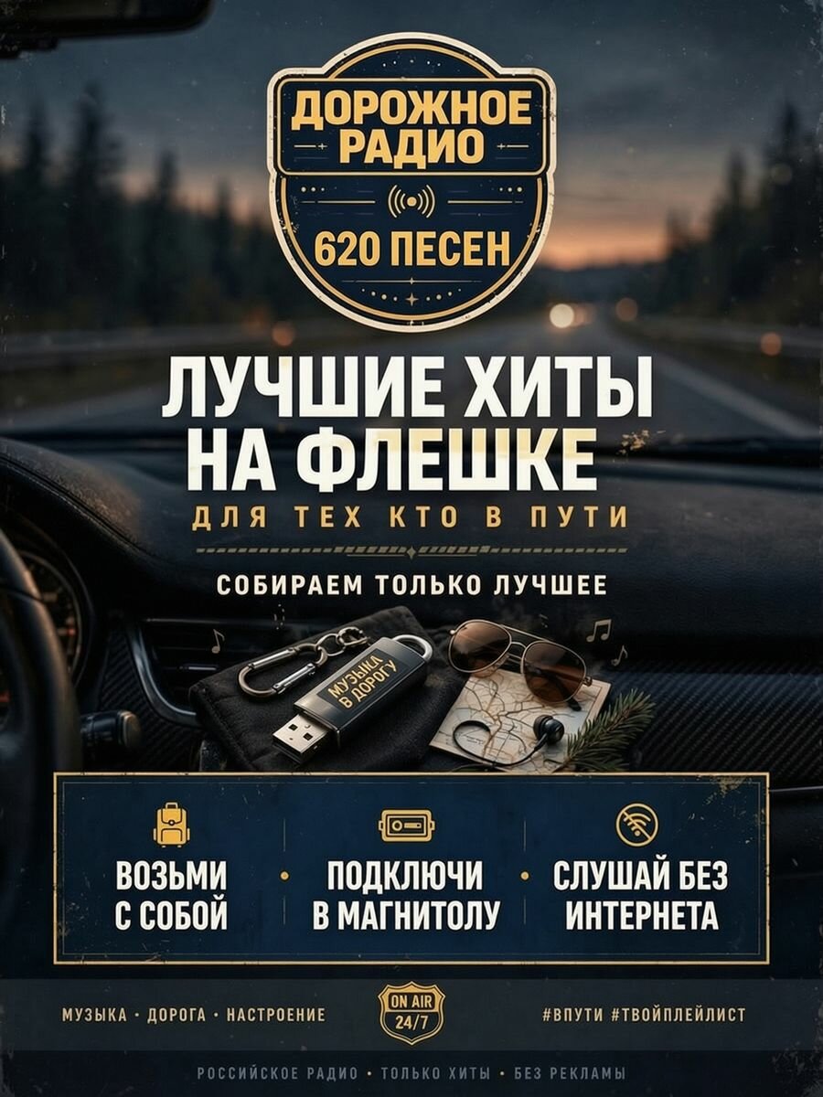 Дорожное Радио - Лучшие Хиты (музыка в машину)