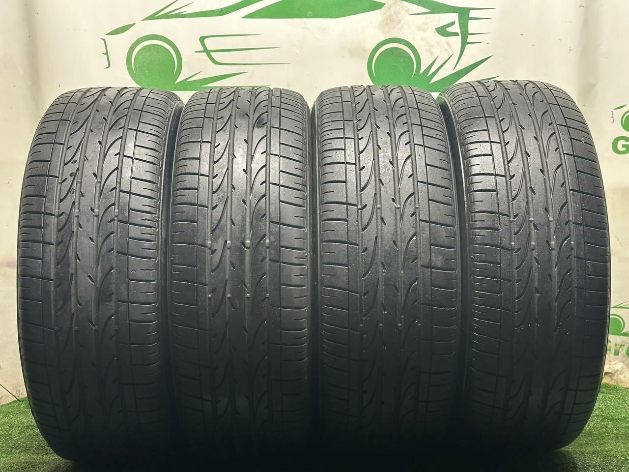 Комплект (4 шт) летних БУ шин Bridgestone Dueler H/P Sport 225/55 R18 50% износ ZMF739704