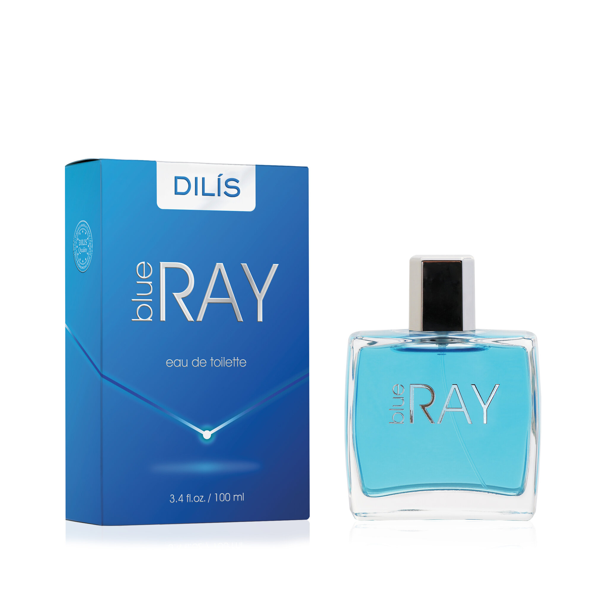 Туалетная вода Dilis "Blue Ray", мужская, восточные фужерные ноты, 100мл