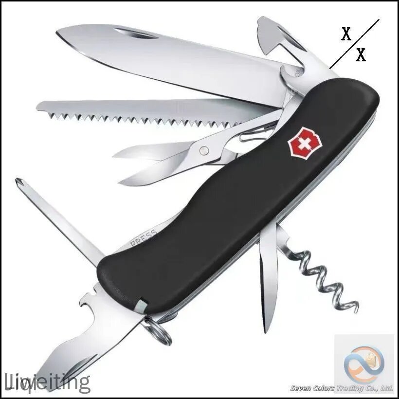 Эксклюзивный туристический мультитул Victorinox 111 мм, складной