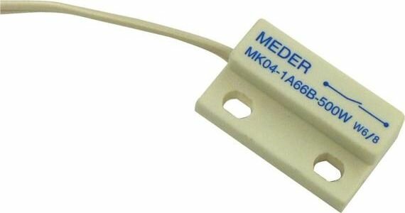STANDEX-MEDER MK04-1A66B-500W Геркон; Pкоммут: 10Вт; Контакты: SPST-NO; 500мА; макс.200В; MM4, 1шт