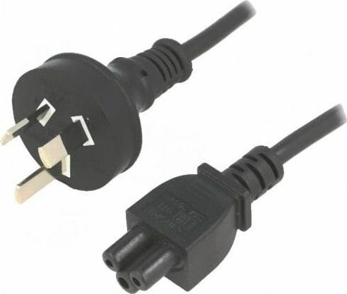 ESPE KAB-AUS-M3-1.8-BK Кабель, вилка AS/NZS 3112 (I), IEC C5 "мама", 1,8м, черный, ПВХ, 1шт