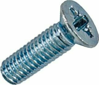 BOSSARD B2X8/BN3333 Винт, M2x8, DIN 965A, Головка потайная, Pozidriv, сталь, цинк, PZ1, 1шт