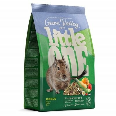 Little One корм "Зеленая долина" беззерновой для дегу, 750 г