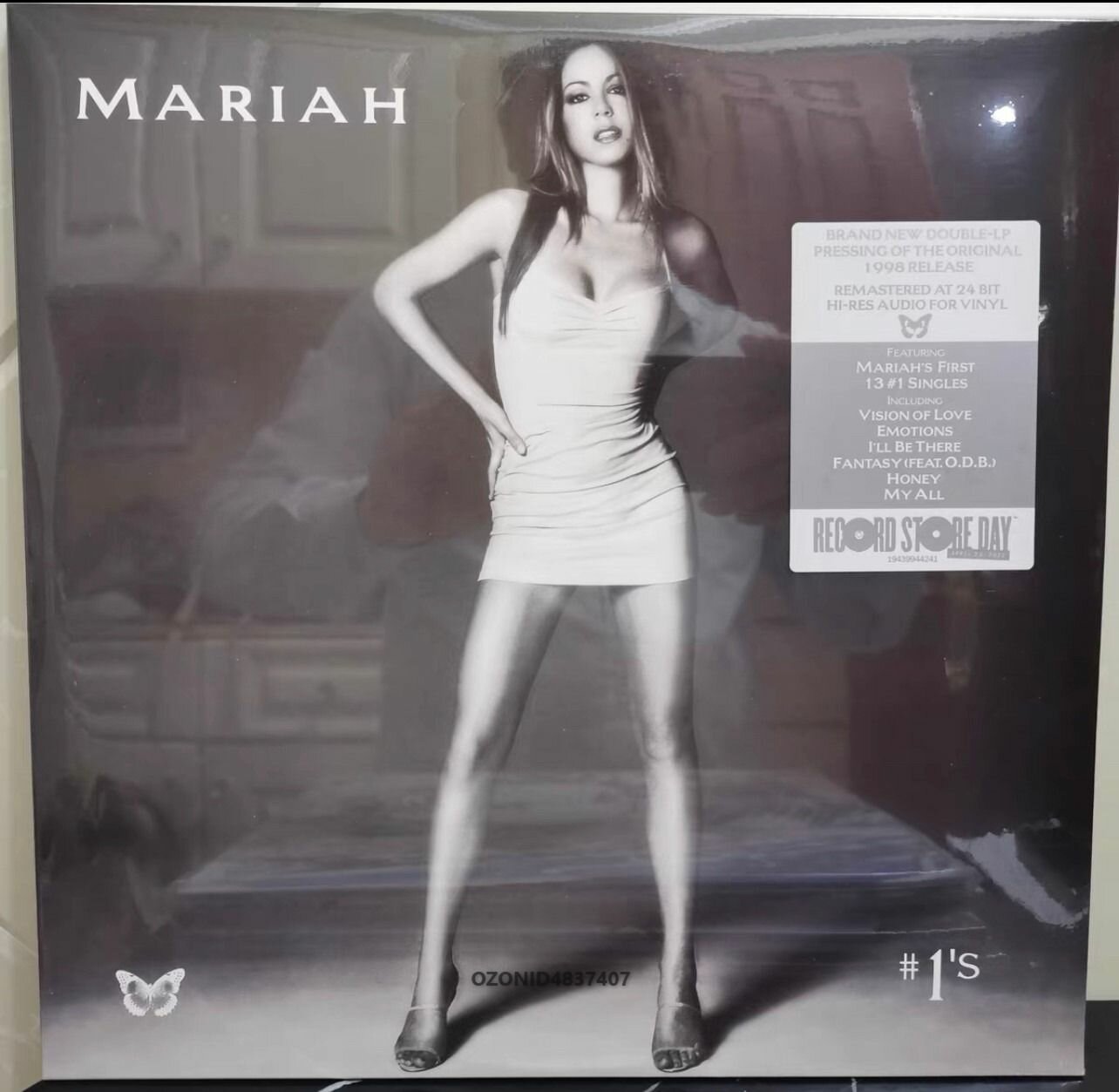 Виниловая пластинка Mariah Carey #1's (2LP, Record Store Day), сборник хитов №1 в новой ремастеринг-версии