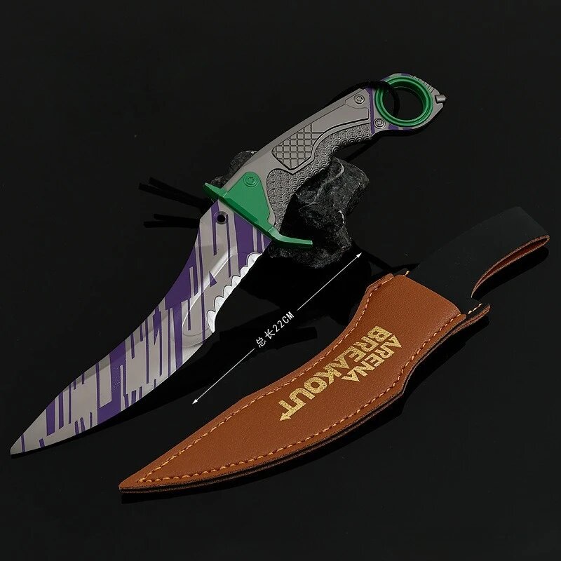 Нож изогнутый Arena Breakout 22 см, цвет: 22cm curved knife