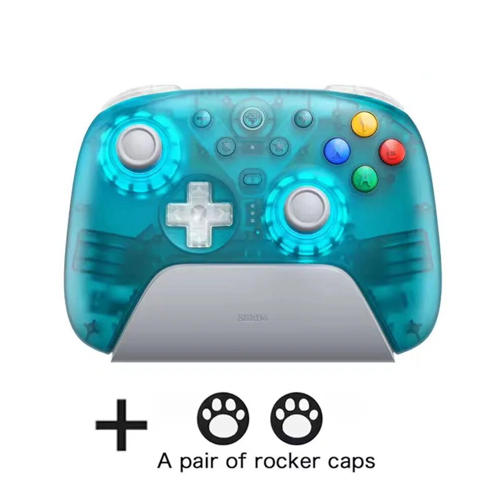 Беспроводной геймпад 8BitDo Ultimate 2 Transparent Blue