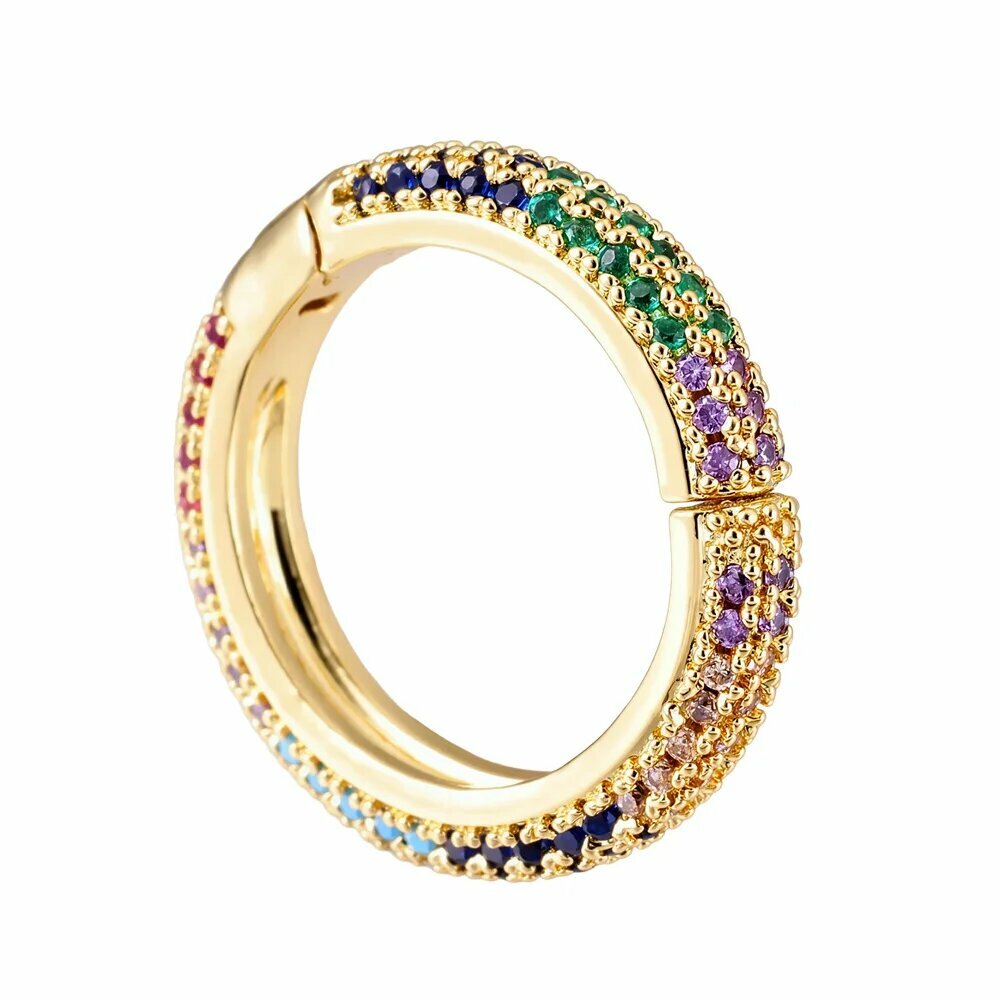 Застежки-карабины Juya ручной работы с позолотой 18K, винтовые замки, аксессуары для изготовления женских сетчатых цепочек, подвесок и ювелирных изделий своими руками