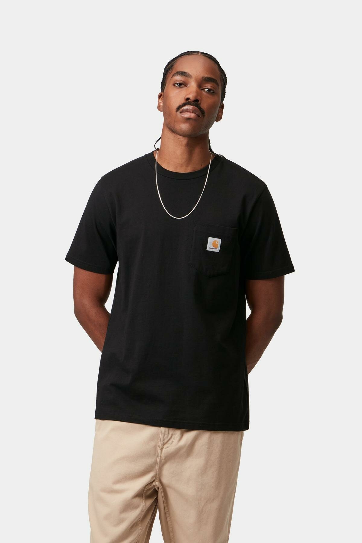 Футболка Carhartt WIP Pocket, размер L, black — фото 1