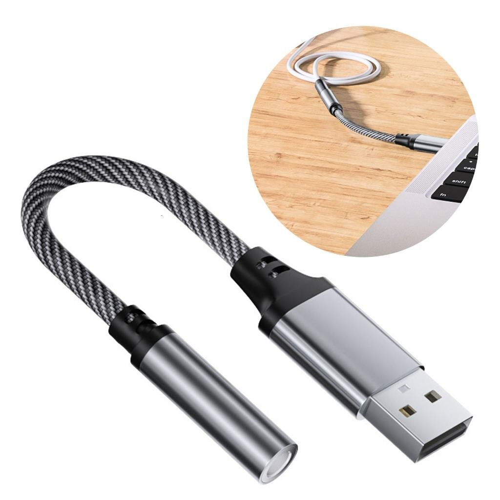 USB аудиоадаптер 3.5 мм — фото 1