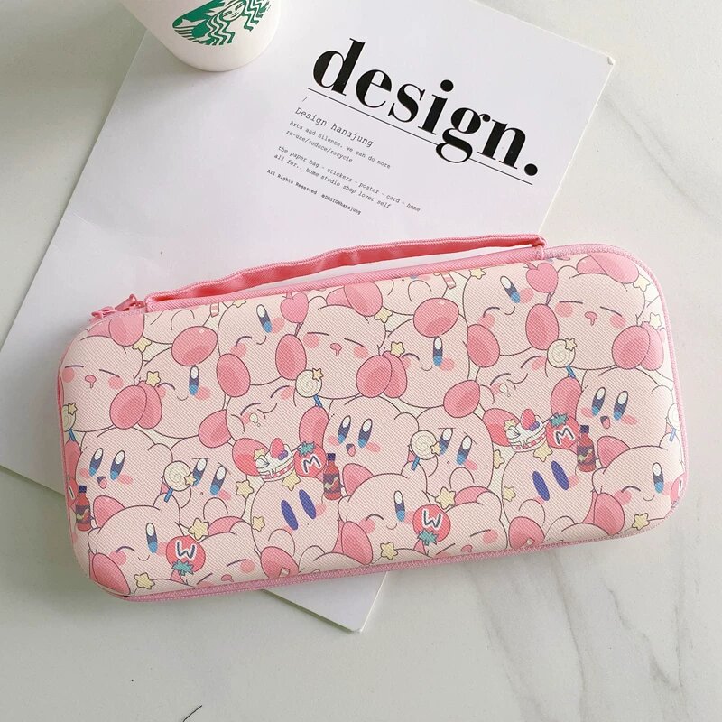 Сумка для хранения "Звездный Каби" Kirby, для Switch, OLED, Lite, искусственная кожа, цвет японский и корейский
