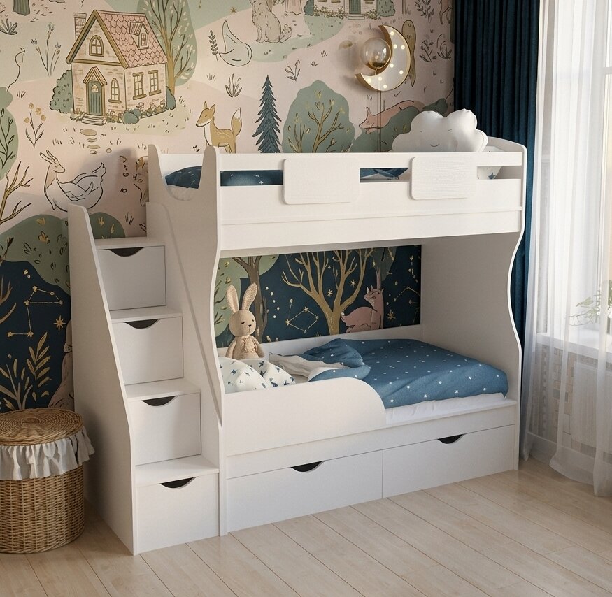 Двухъярусная кровать Альфа мини 160х80