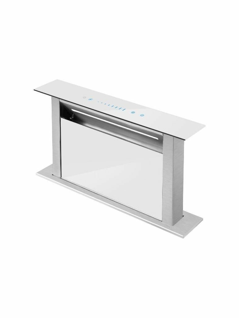 Встраиваемая вытяжка в столешницу Maunfeld Prestige 90 White