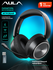 Наушники AULA A600 Чёрный, игровые, подключение: проводное, Bluetooth, 2.4Ггц
