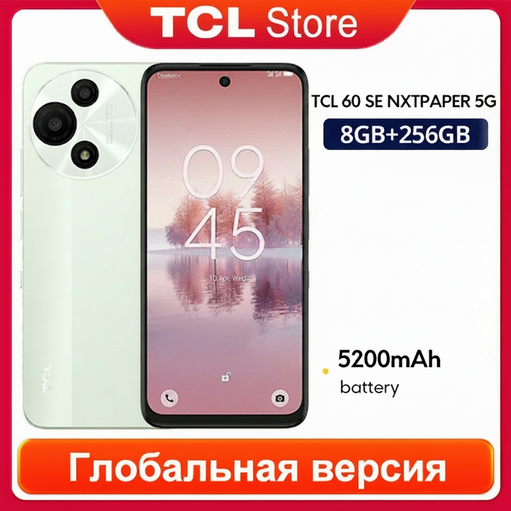 Смартфон TCL 60 SE NXTpaper 5G, 8/256ГБ, global
