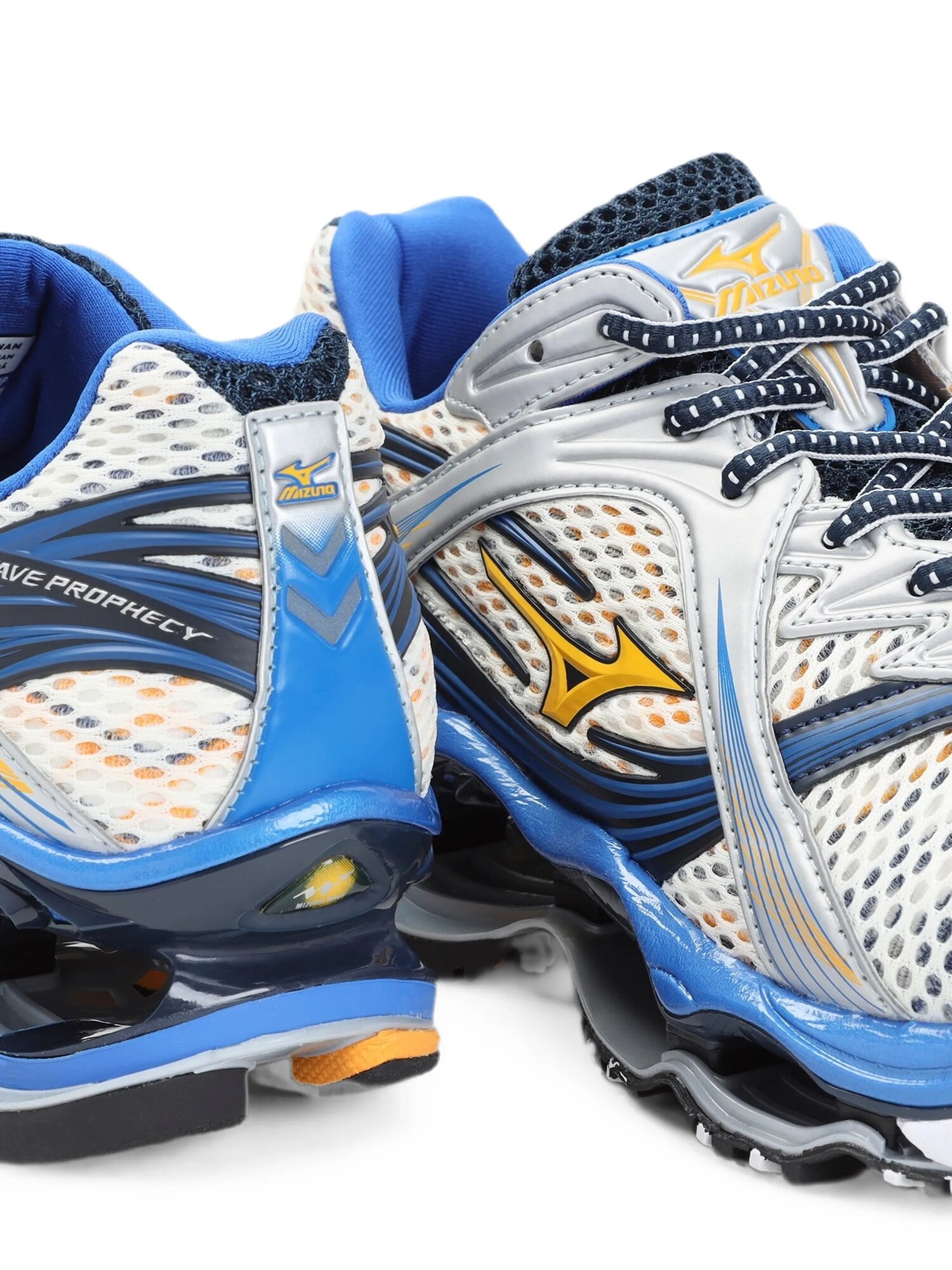 Кроссовки Mizuno Wave Prophecy, размер 10,5 US, бежевый/белый — фото 1