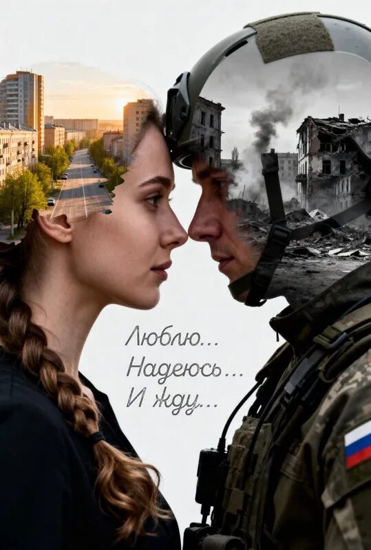 Картина по номерам на холсте с без подрамником 40х60cm / Русский солдат