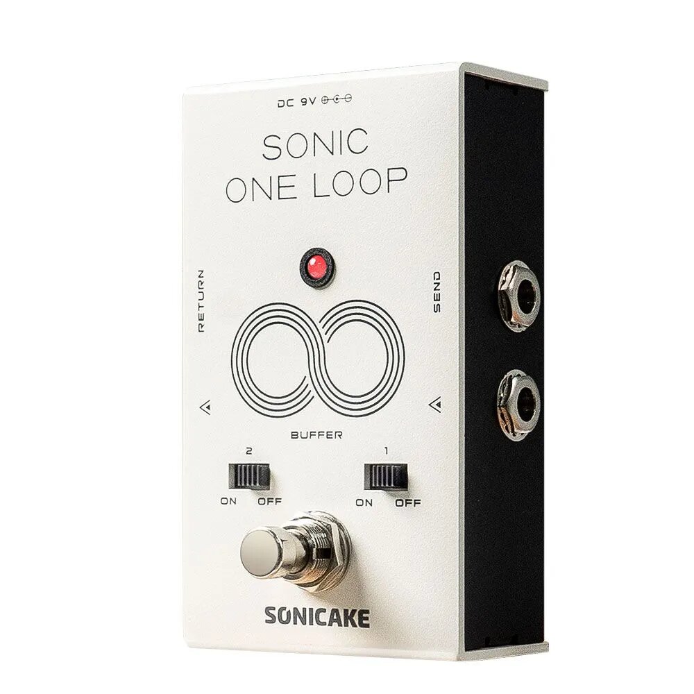 Многофункциональная педаль SONICAKE с функцией выбора линии AB, буфером петли, эффектами 3 в 1 для гитары и баса, функцией True Bypass - Sonic One Loop