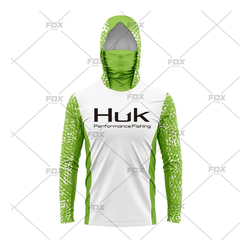 HUK UPF 50 футболки для рыбалки L, 18