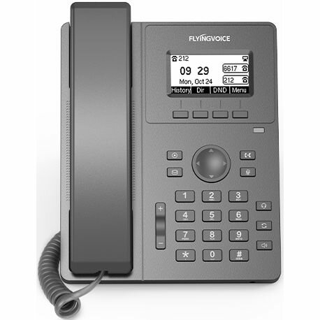 IP-телефон FlyingVoice P10W серый для офисной телефонии