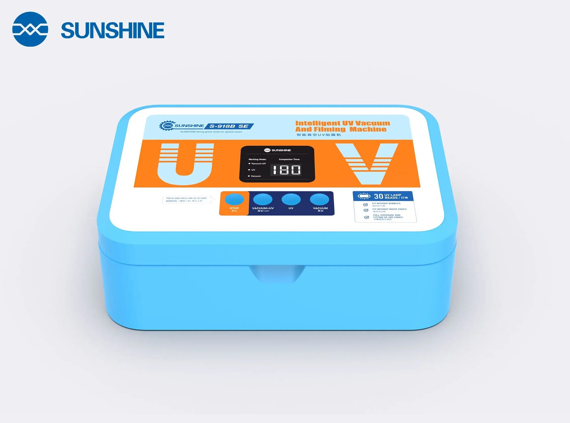 Машина для ламинирования SUNSHINE S-918B Plus для ремонта экранов телефонов EU220V