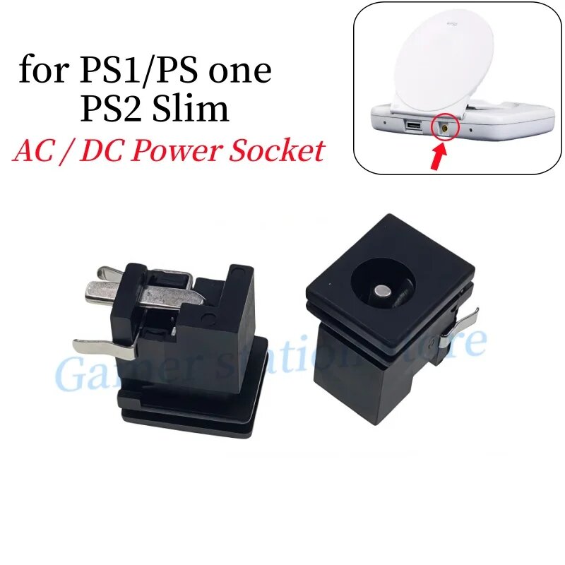 Разъемы питания AC/DC для PS One/PS2 Slim (1/5/10 шт.) 1 PCS
