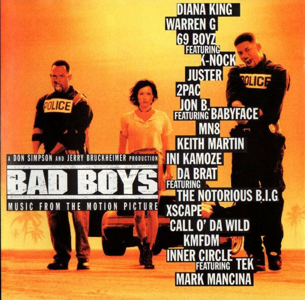 Bad Boys - Music From The Motion Picture (US, Work, OK 67009, 1995, импортный компакт-диск) CD